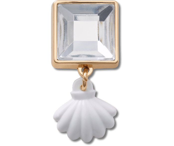 Silver Seashell Dangle Jibbitz Charm | Crocs Malaysia