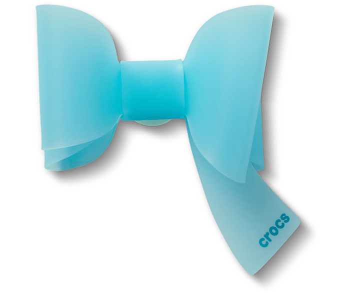 Blue Asymmetrical Bow Jibbitz™ Charm | Crocs Malaysia