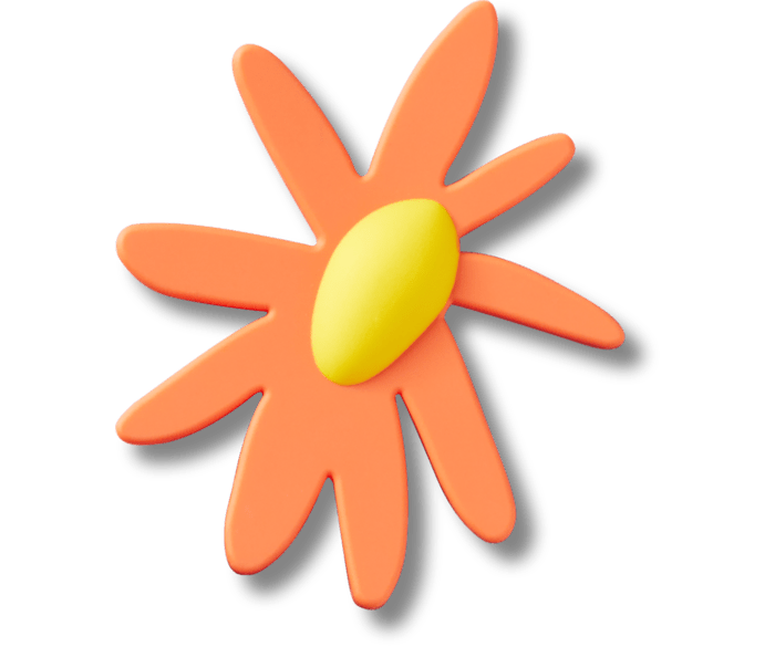 Orange Crafted Daisy – Crocs Malaysia